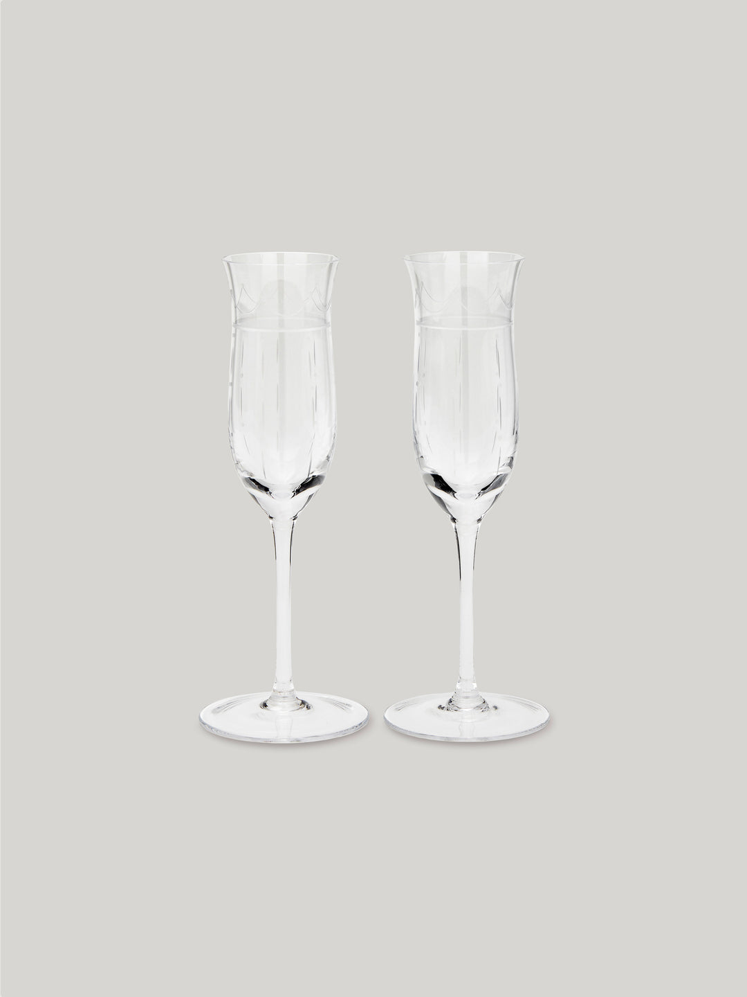 Champagne Flutes Set of Two Luxury Glassware The Connaught